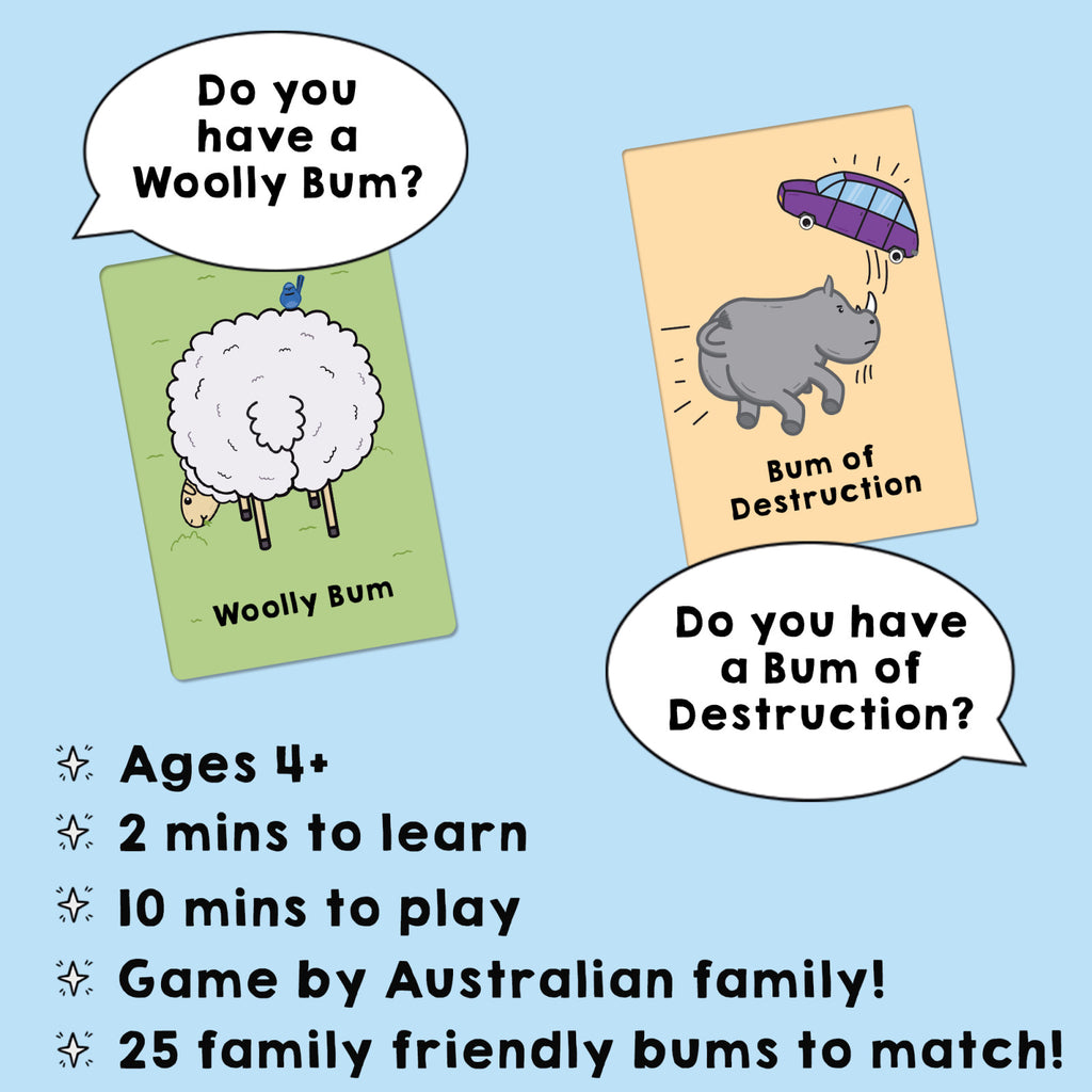 Go Bum Animal Edition Card Game – Childplay Melbourne