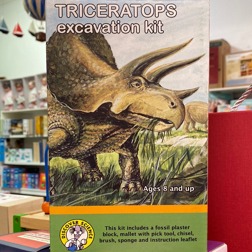 Discover Science Triceratops excavation kit – Childplay Melbourne