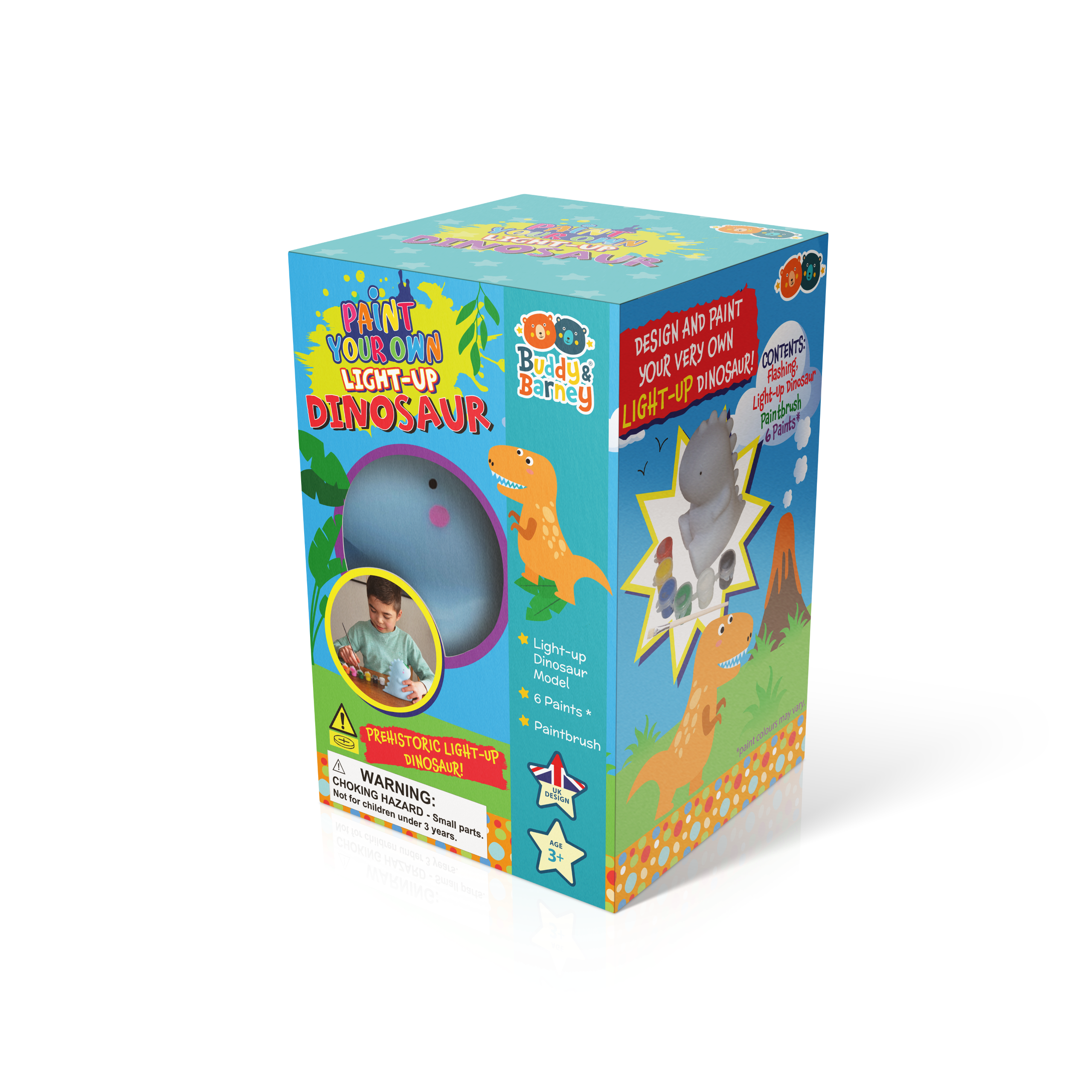 Buddy & Barney - Paint Your Own Light Up Dinosaur – Childplay Melbourne