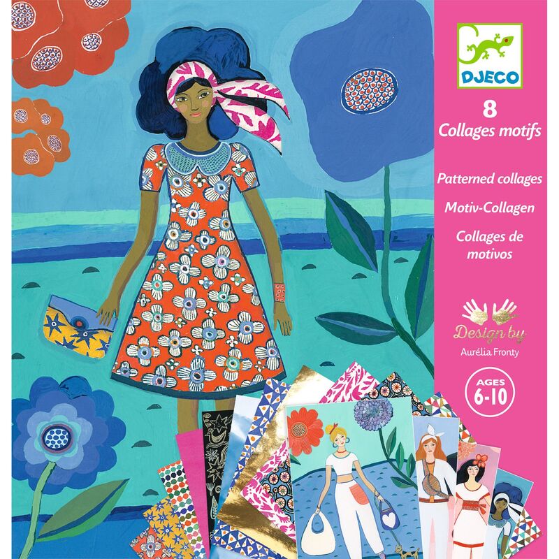 Djeco - Fashion Patterned Collage – Childplay Melbourne