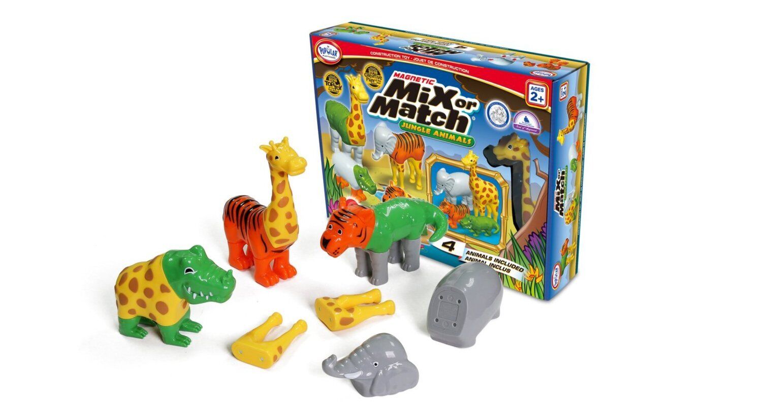 Popular Playthings - Magnetic Mix or Match Jungle Animals – Childplay ...