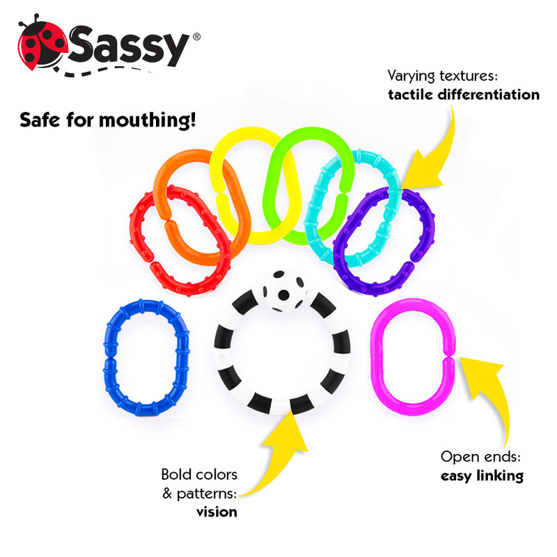 Sassy Baby | Baby Rattle Ring O Links – Childplay Melbourne