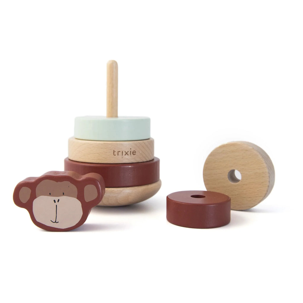Trixie - Wooden Stacking Toy Monkey – Childplay Melbourne