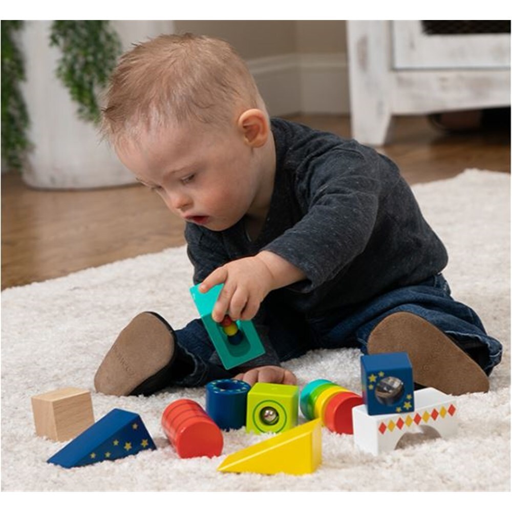 Fat Brain Toys - Explore and Discovery Sensory Blocks – Childplay Melbourne