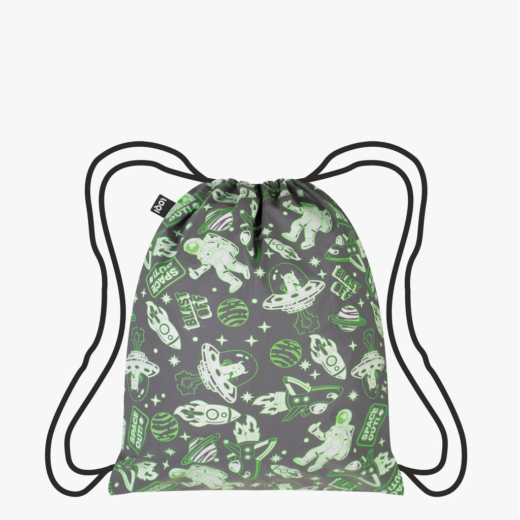 Loqi- Reflective Mini Backpack, Space Out – Childplay Melbourne