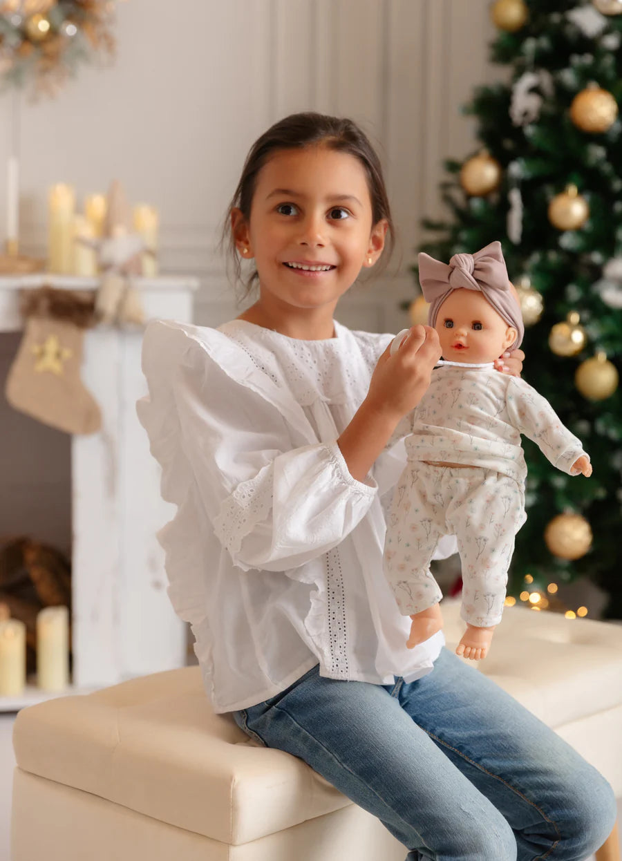Paola Reina- Sonia with White Floral Jumpsuit – Childplay Melbourne