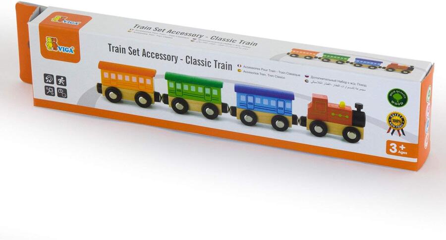 Viga - Train Set Classic Train – Childplay Melbourne