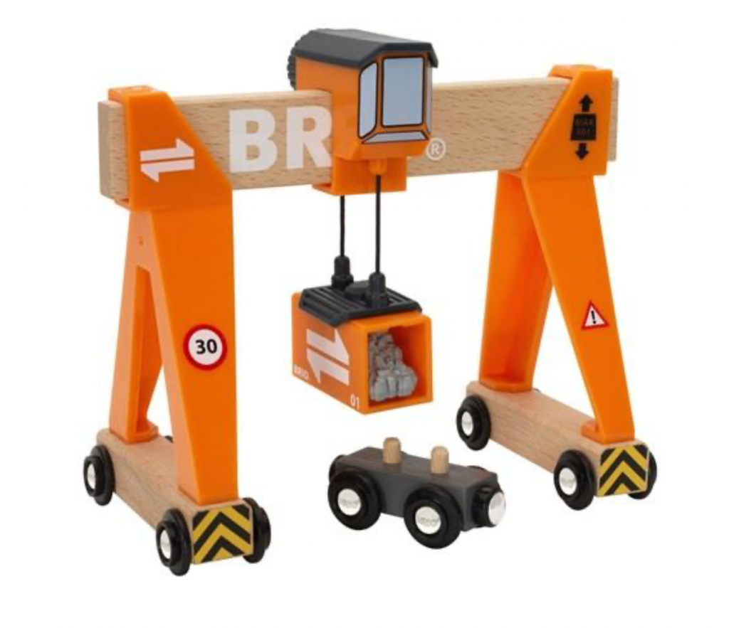 Brio Orange Gantry Crane - Toy Trains Online Australia – Childplay ...
