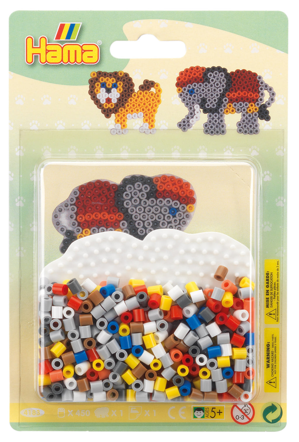 Hama Beads | Small Set 450 beads Elephant – Childplay Melbourne