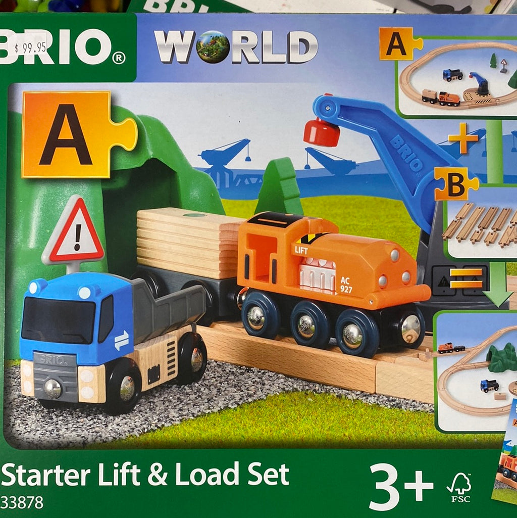 Brio - Starter Lift & Load Set A 19 pieces – Childplay Melbourne