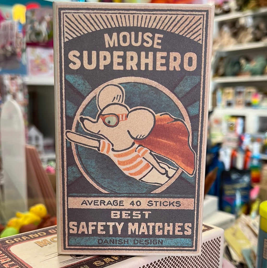 Maileg Super Hero Mouse in matchbox – Childplay Melbourne