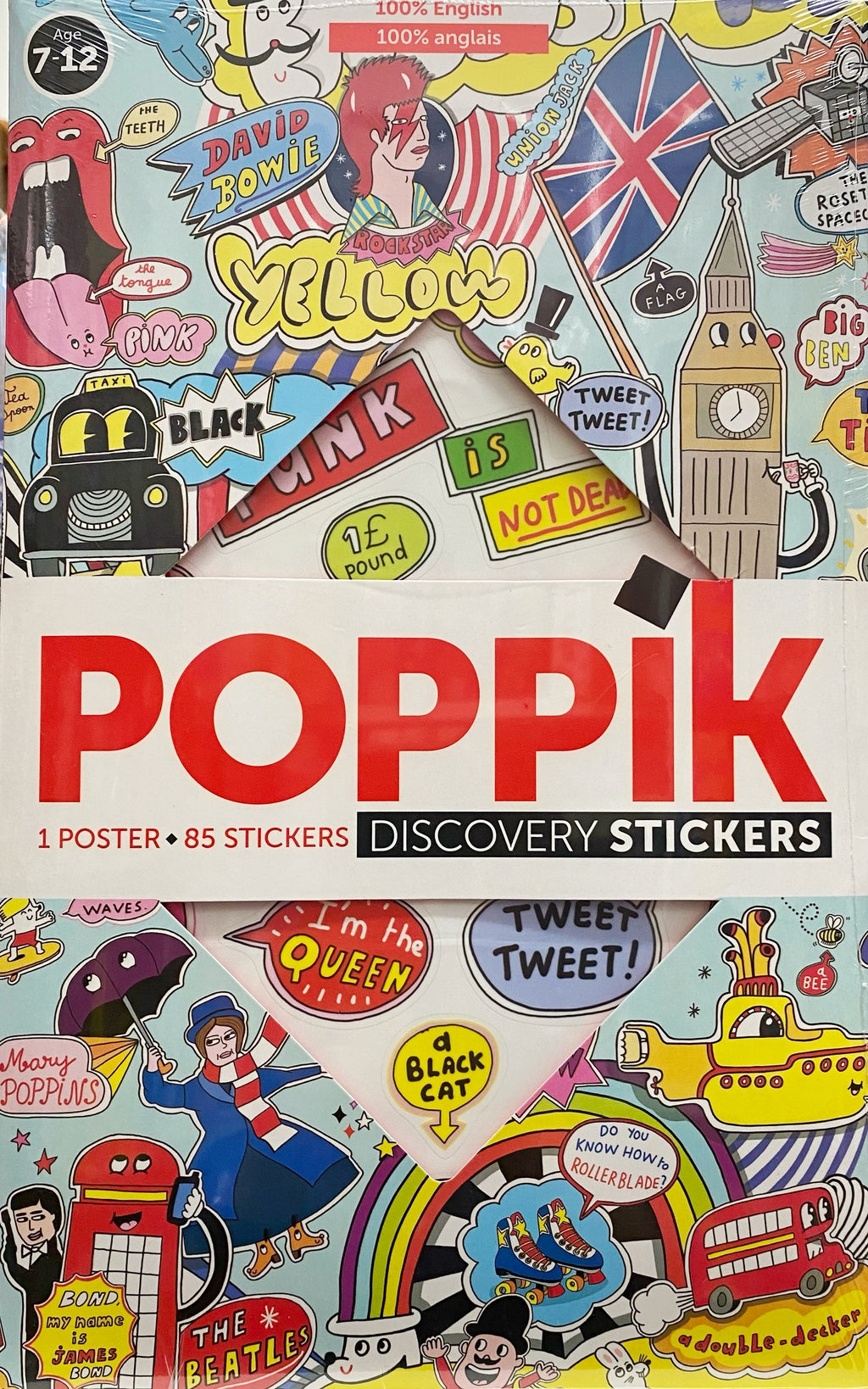 Poppik - Discovery Stickers, Street Art 100 % English – Childplay Melbourne